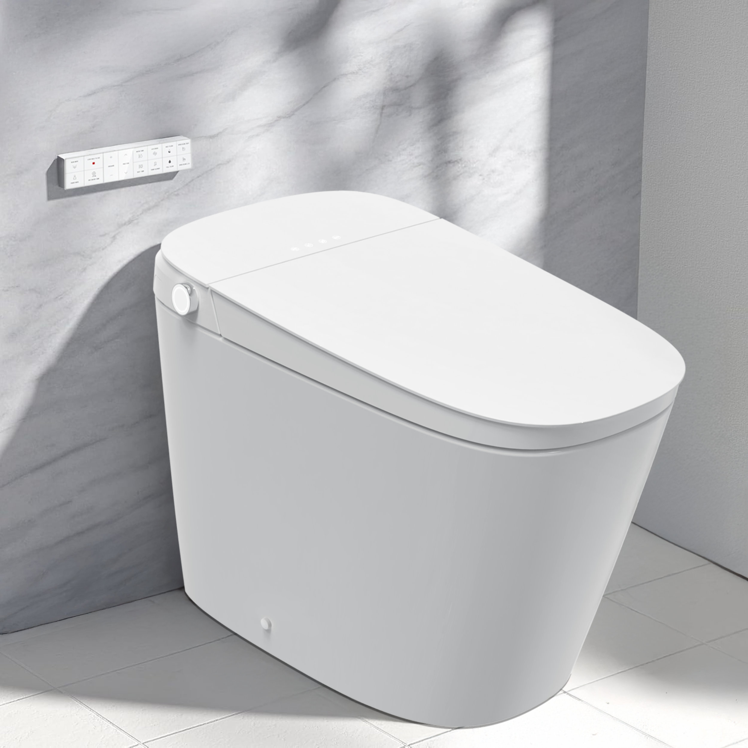 JACUZZI Smart Bidet Toilet, Auto Open/Close Lid, Soft Closing, Foot ...