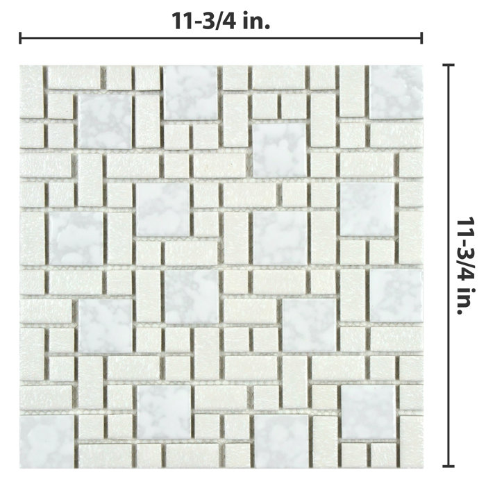 Merola Tile University Porcelain Mosaic Wall and Floor Tile & Reviews ...