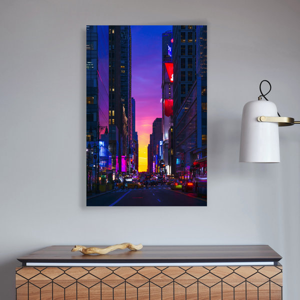 Latitude Run® " New York City Street View " on Canvas | Wayfair