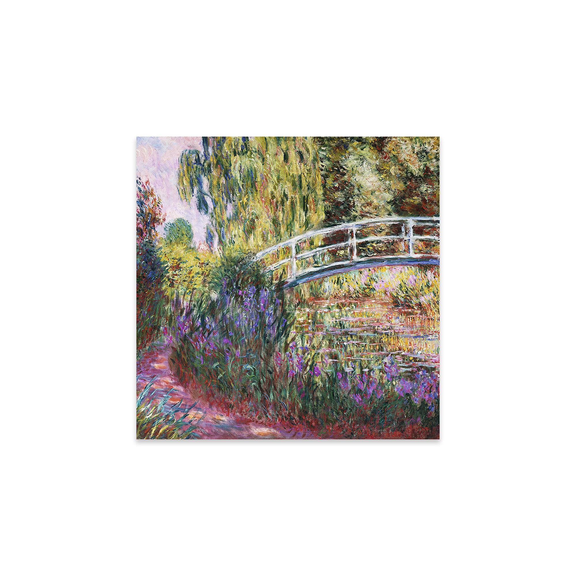 Alcott Hill® The Japanese Bridge, Pond With Water Lilies, 1900 On ...