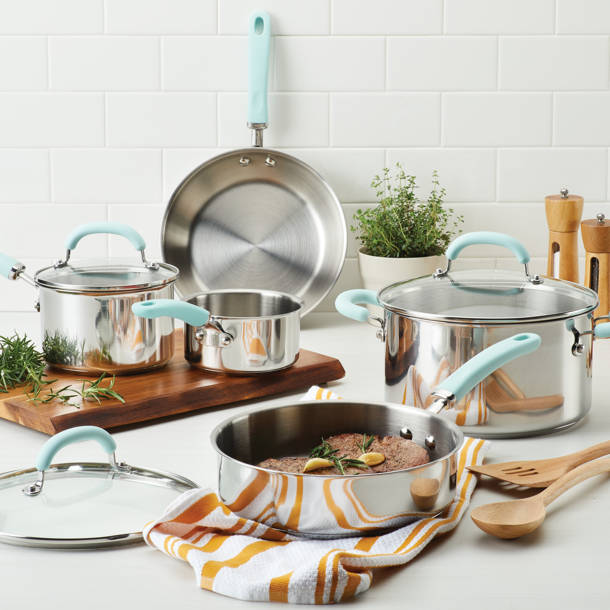Rachael Ray Create Delicious Stainless Steel Cookware Induction Pots ...