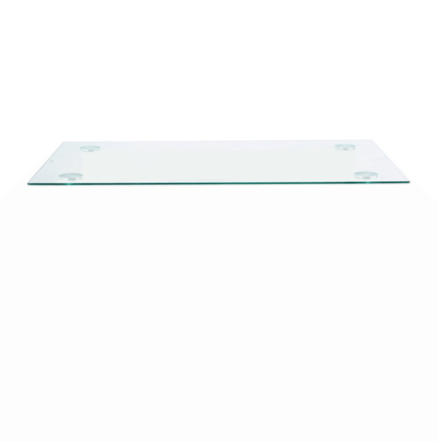 Wrought Studio™ Modern Minimalist Rectangular Glass Table Accessories ...