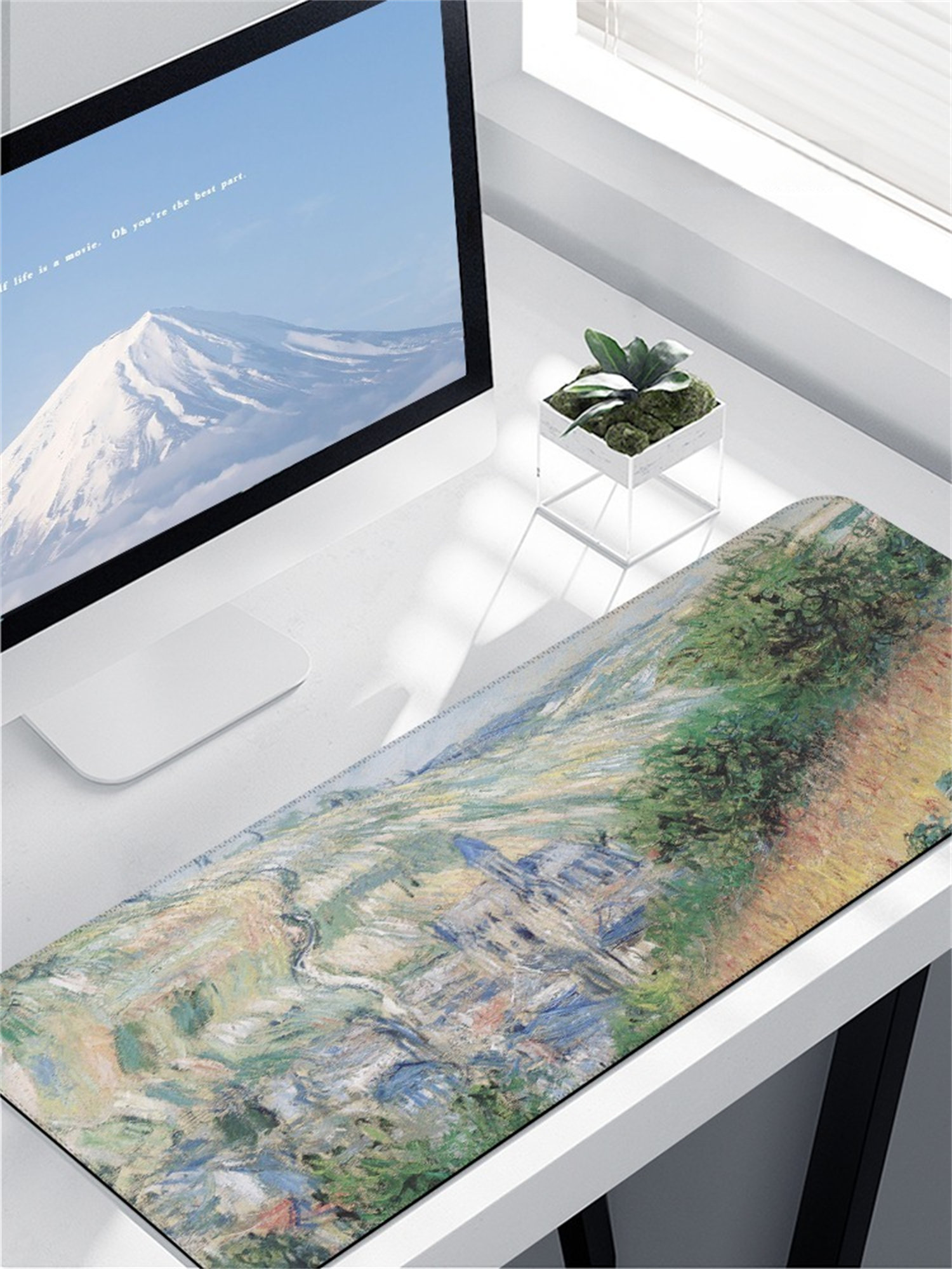 Latitude Run® Agne Leather / Faux Leather Desk Pad | Wayfair