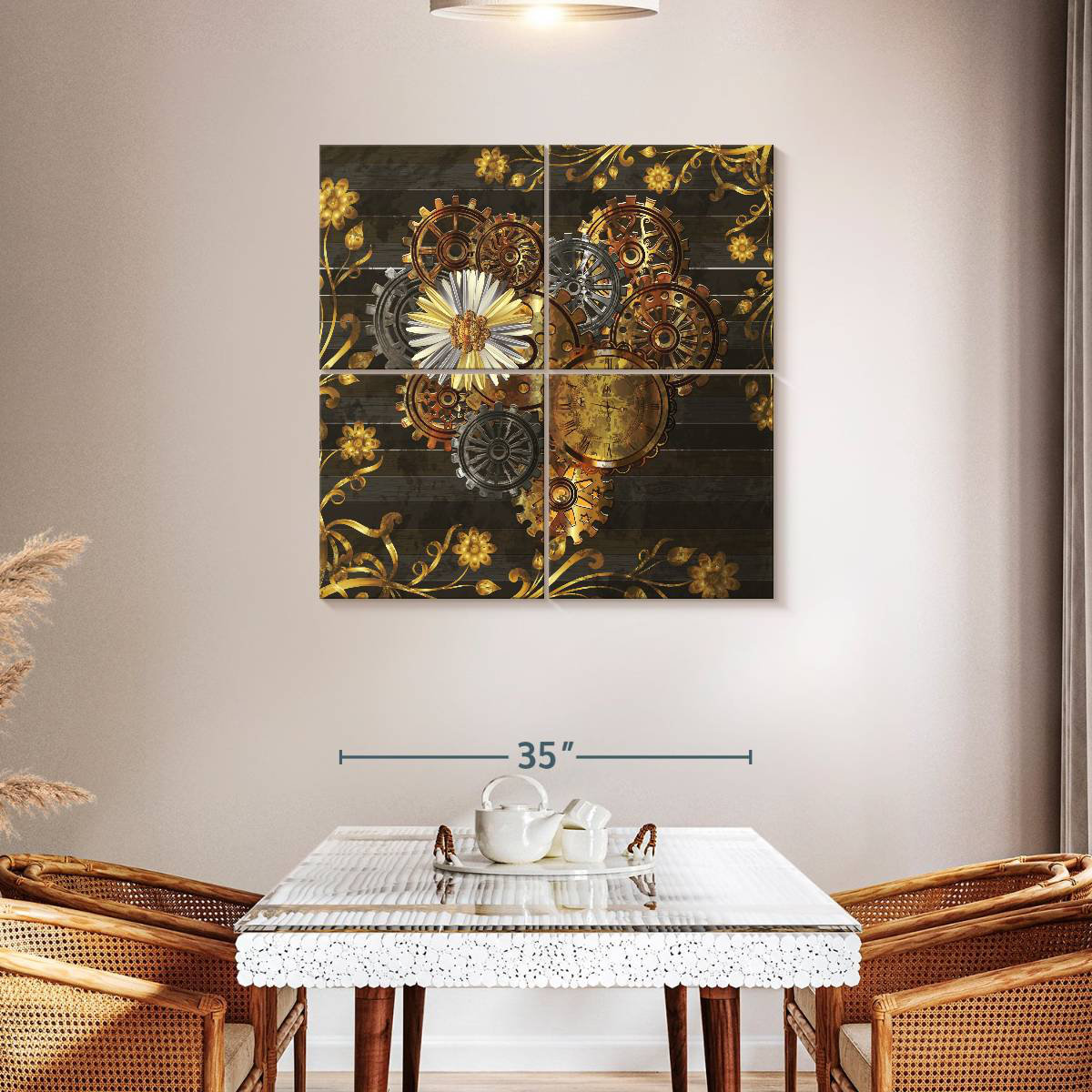 Bungalow Rose Kerner Steampunk Daisy | Wayfair