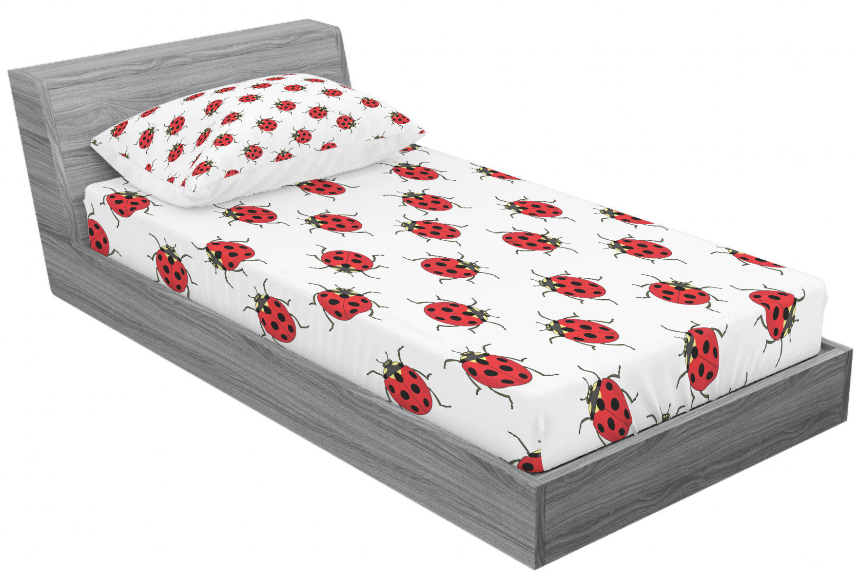 Ambesonne Ladybugs Sheet Set | Wayfair