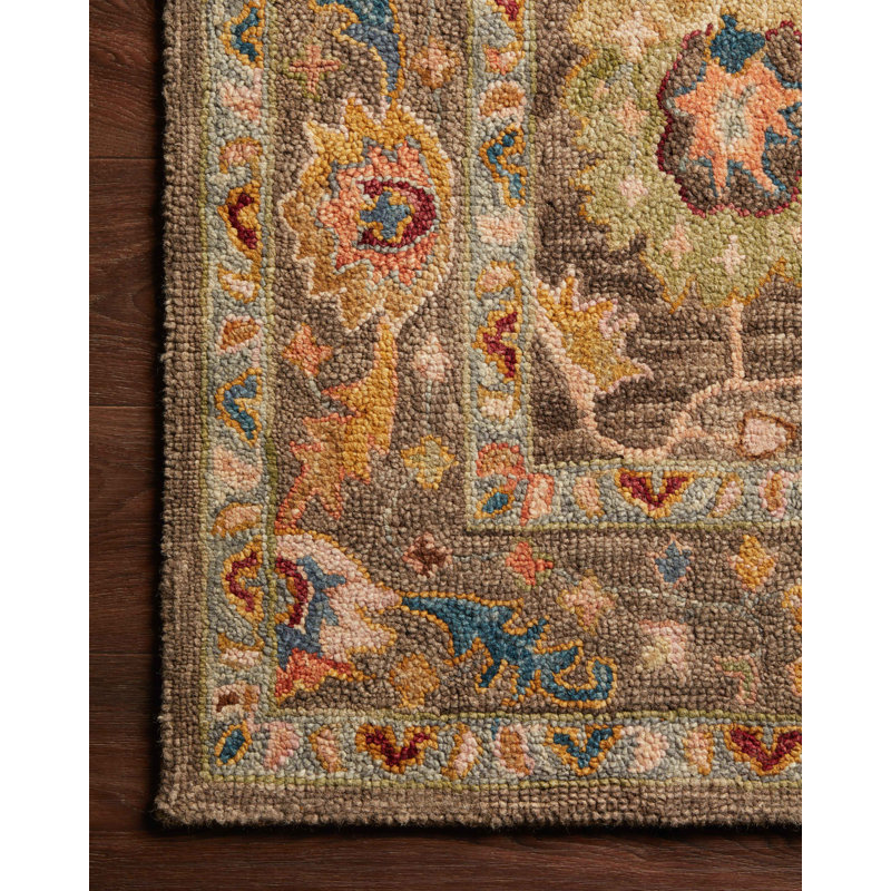 Lark Manor Norge Hand Hooked Wool Oriental Rug & Reviews | Wayfair