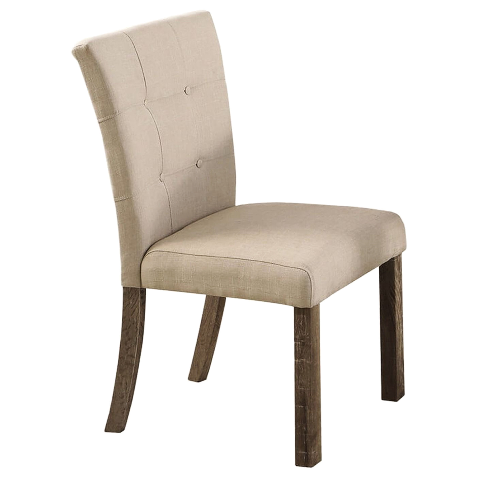 xingguangya 2 Piece Of Fabric And Gray Wood Back Side Chairs For Dining ...