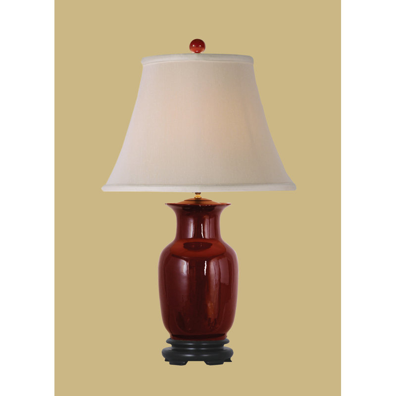 Oriental Furniture Oxblood 31" Table Lamp | Wayfair