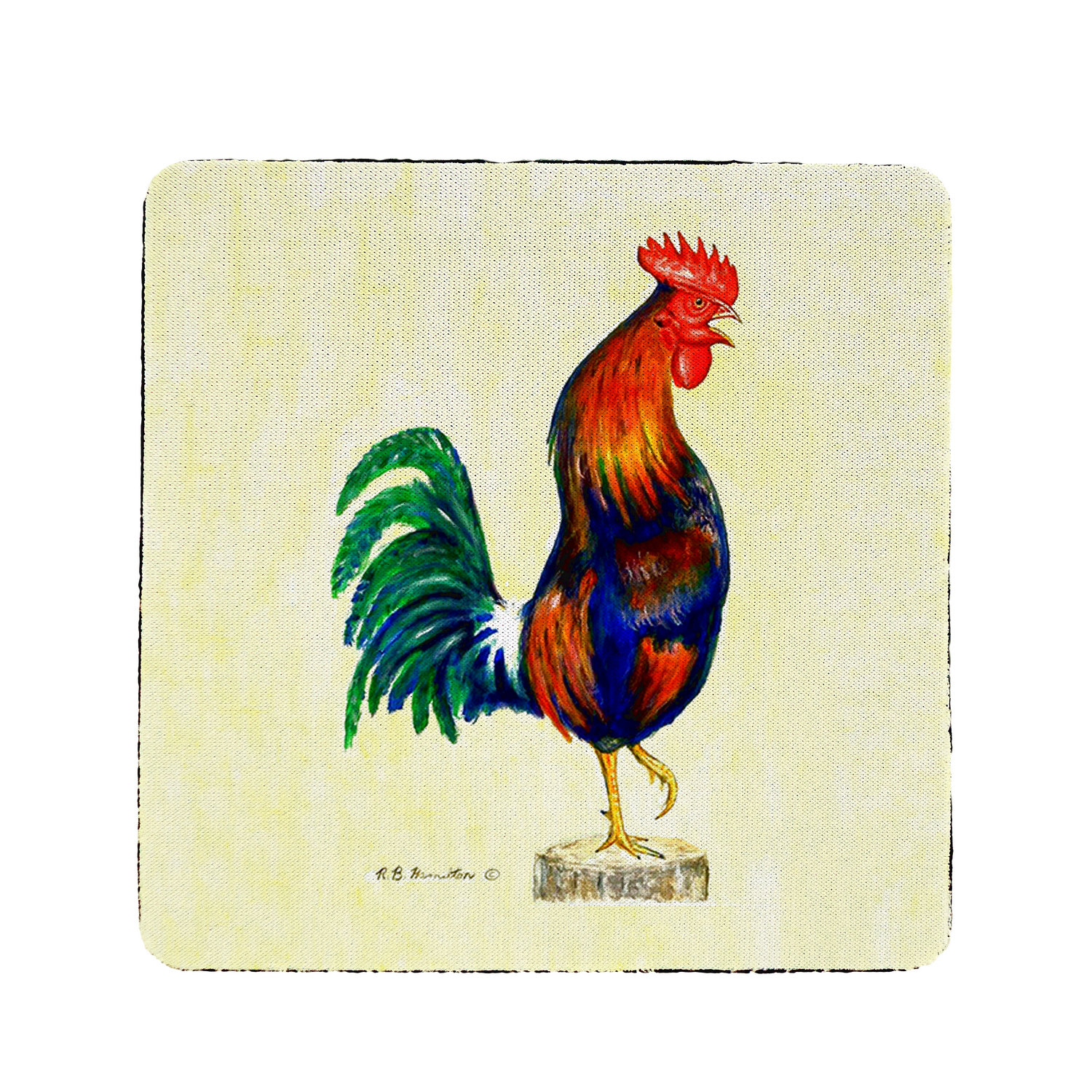 Fleur De Lis Living Raulston Rooster Coaster | Wayfair