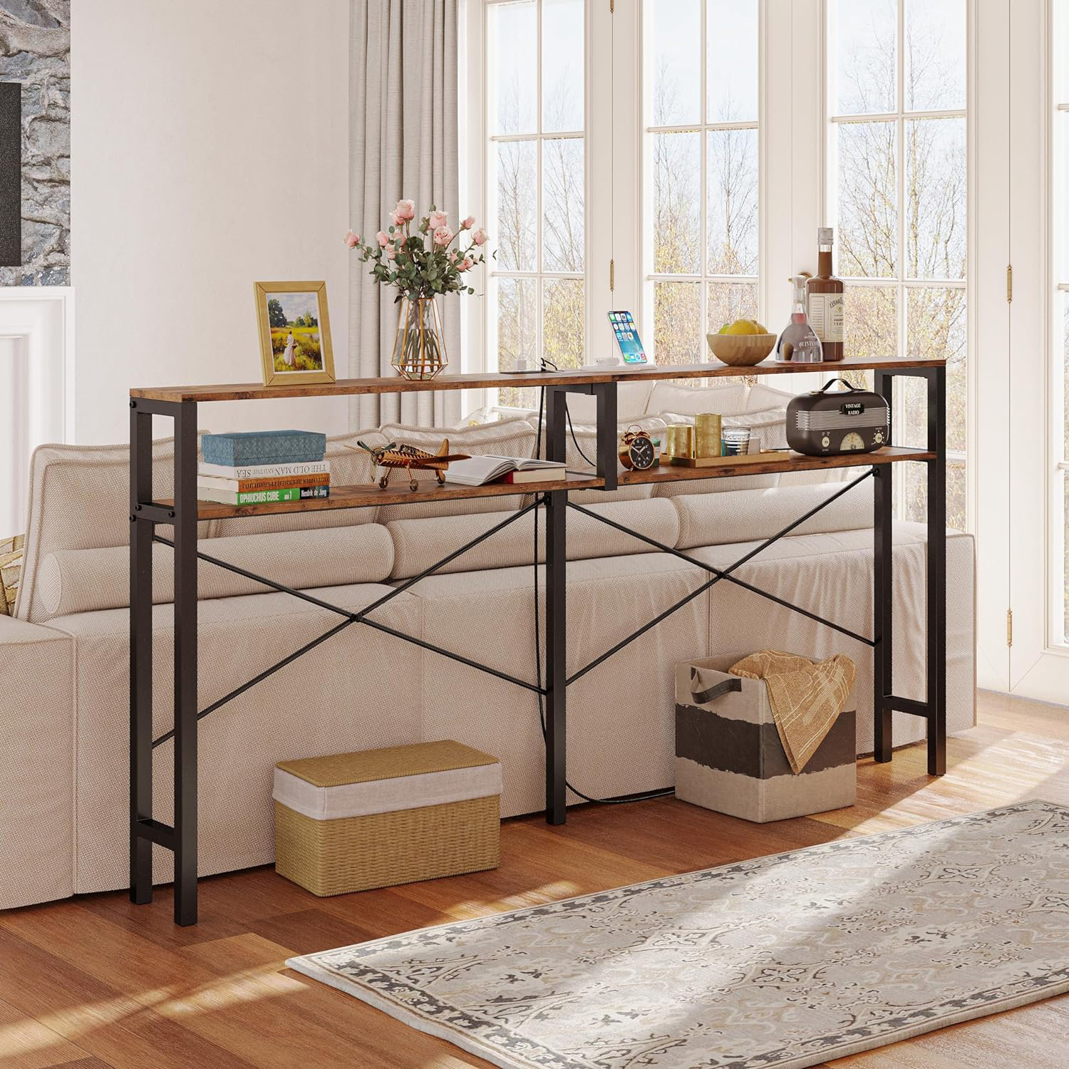17 Stories Murrah 70.8'' Console Table | Wayfair