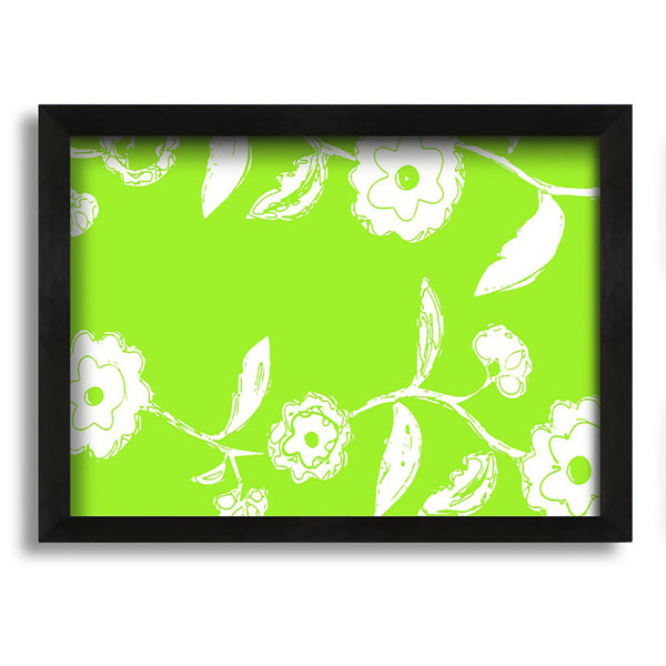 Ophelia & Co. Flower Essence Lime Green - Single Picture Frame Print on ...