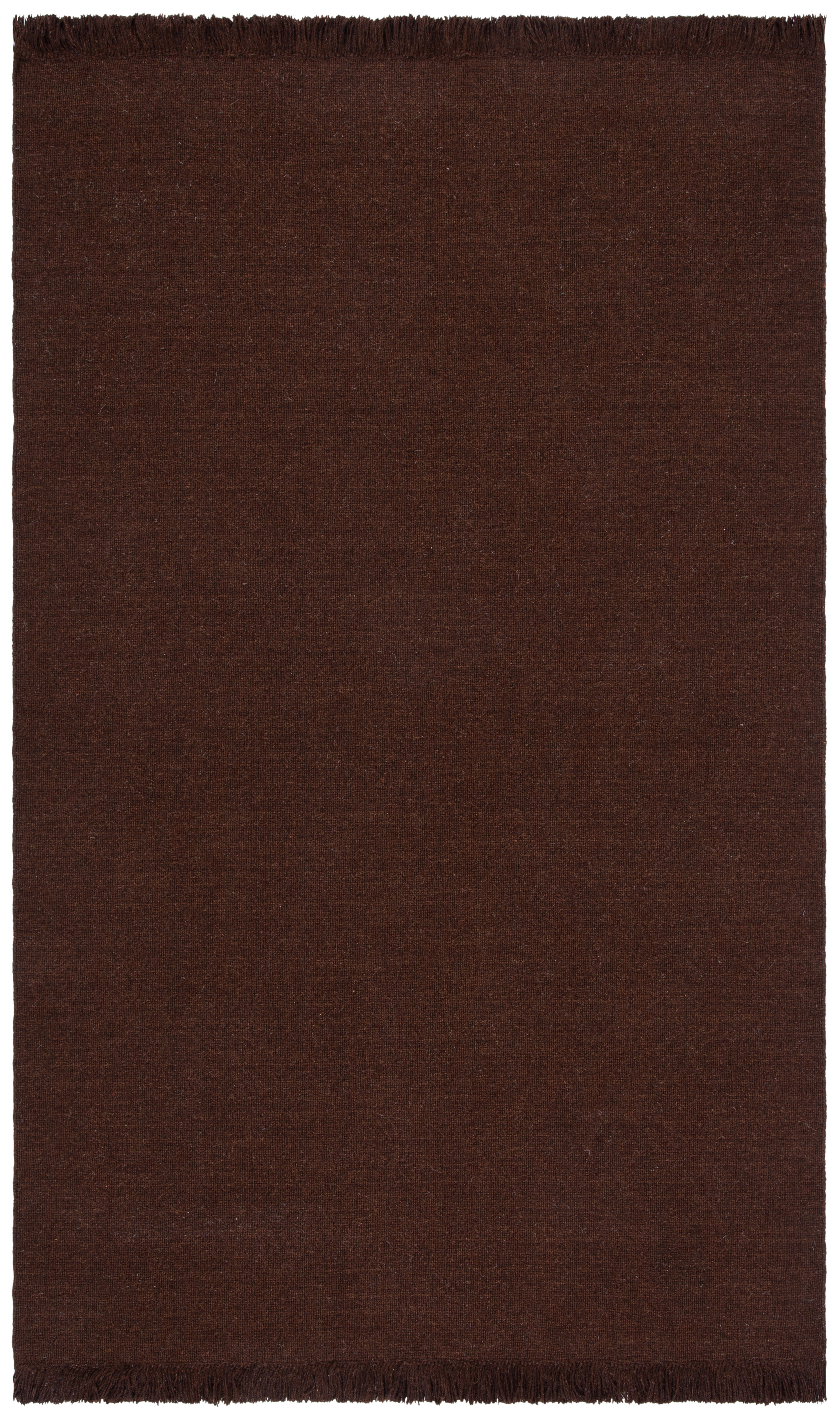 Lauren Ralph Lauren Hand Loomed Wool/Cotton Solid Color Rug in Brown ...