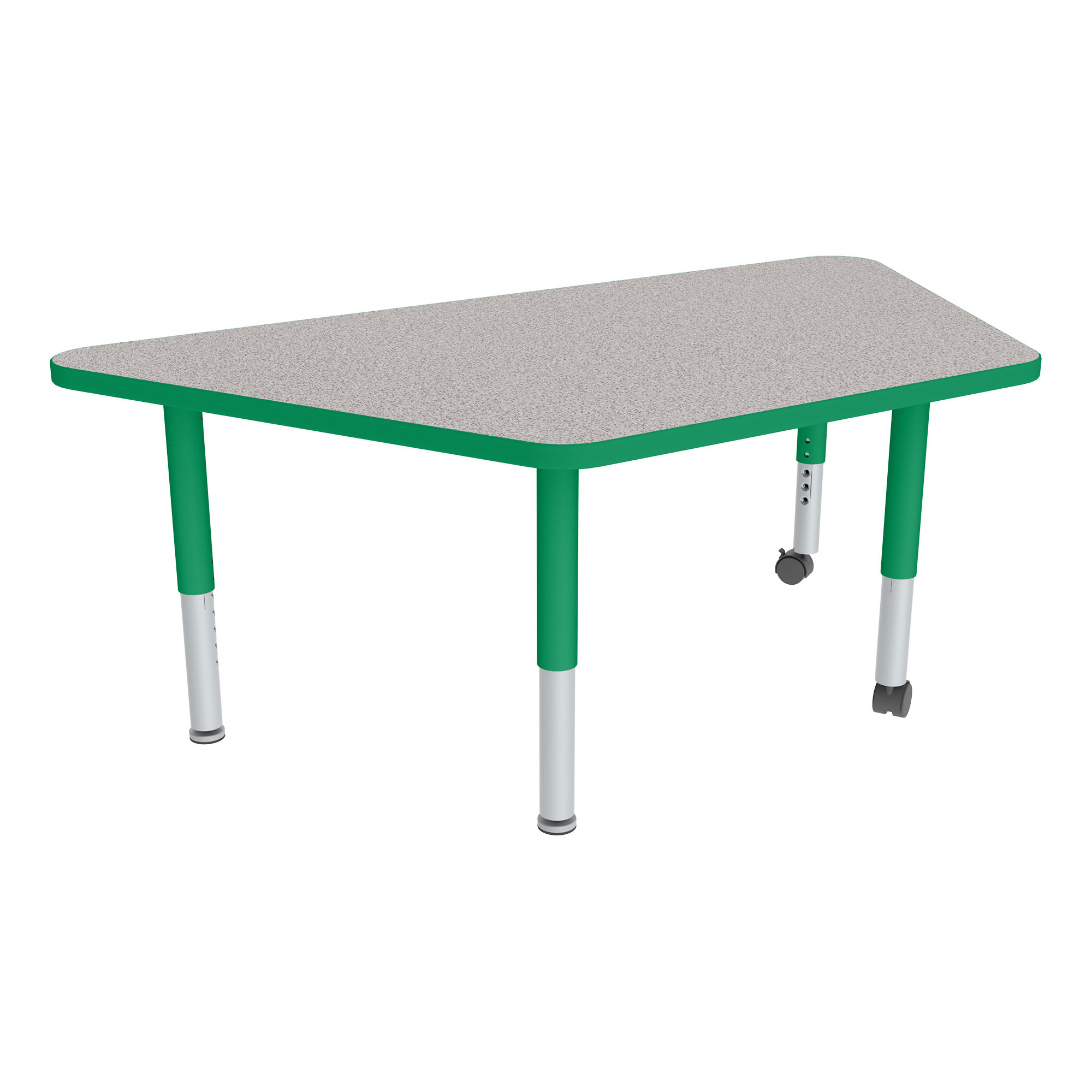 Sprogs Adjustable Height Trapezoid Preschool Classroom Activity Table ...