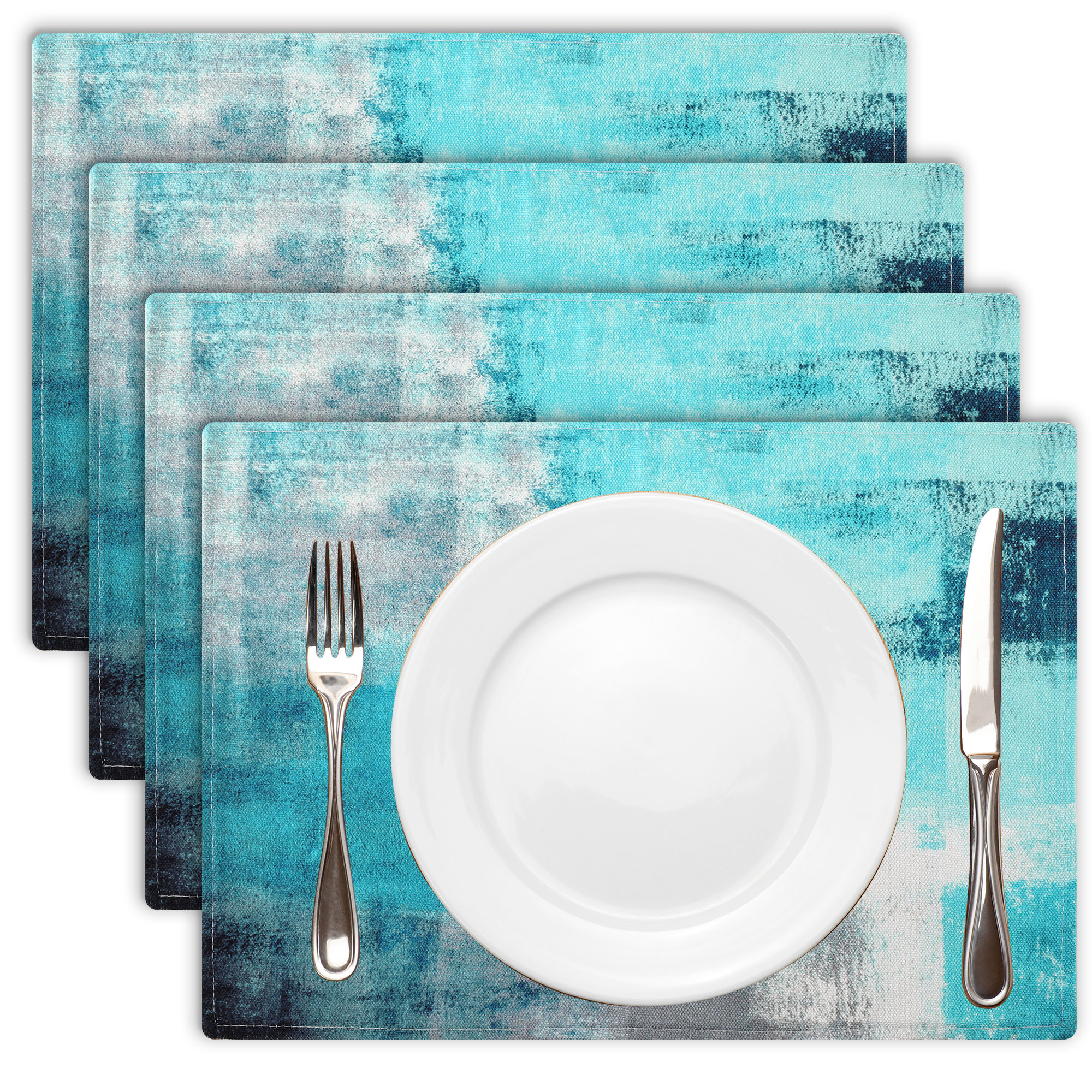 17 Stories Alivya Abstract Rectangle Placemat | Wayfair