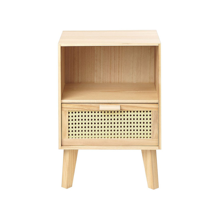 Bay Isle Home Stonefort Solid Wood Bedside Table | Wayfair.co.uk