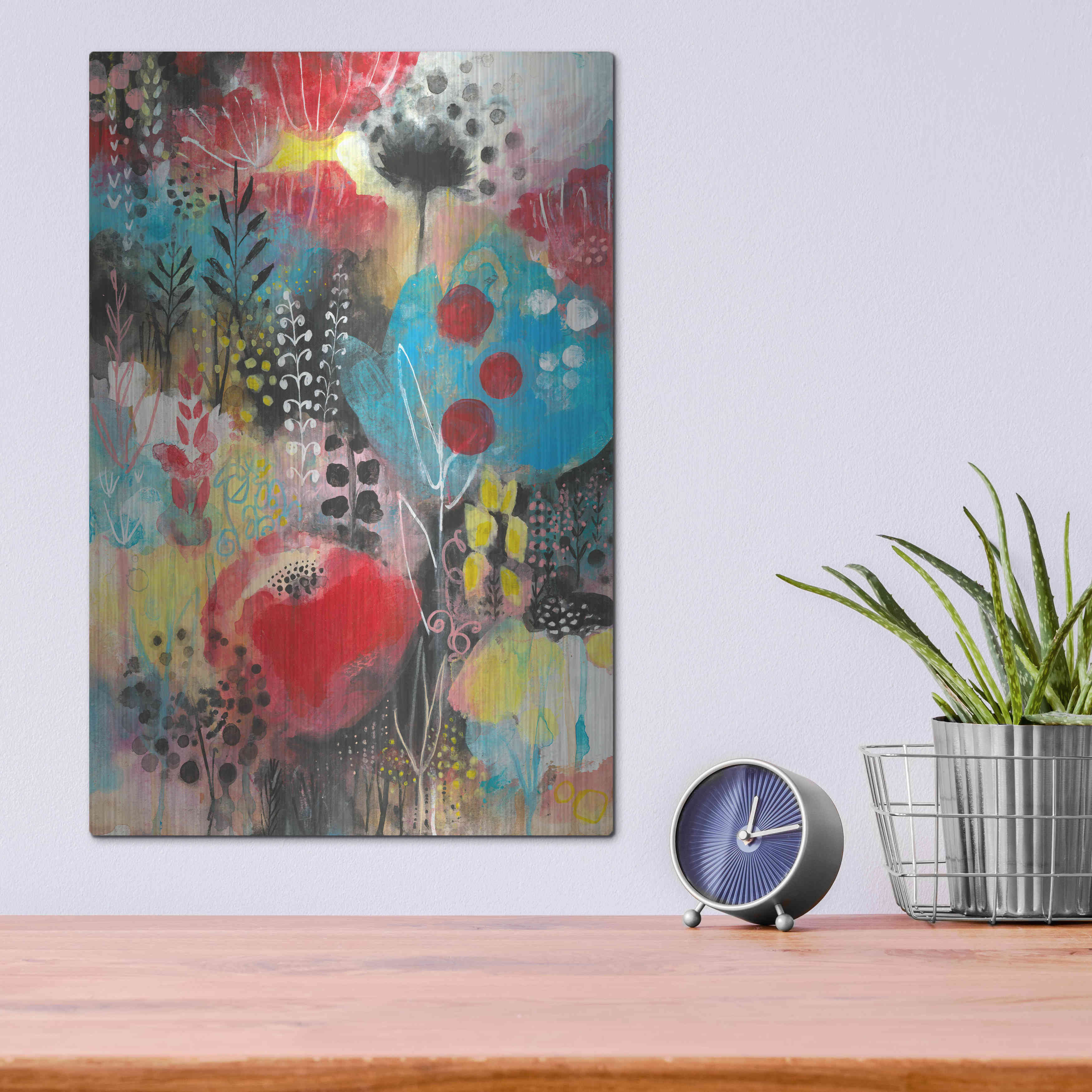 Brayden Studio® 'Alive by Corina Capri Metal Wall Art | Wayfair