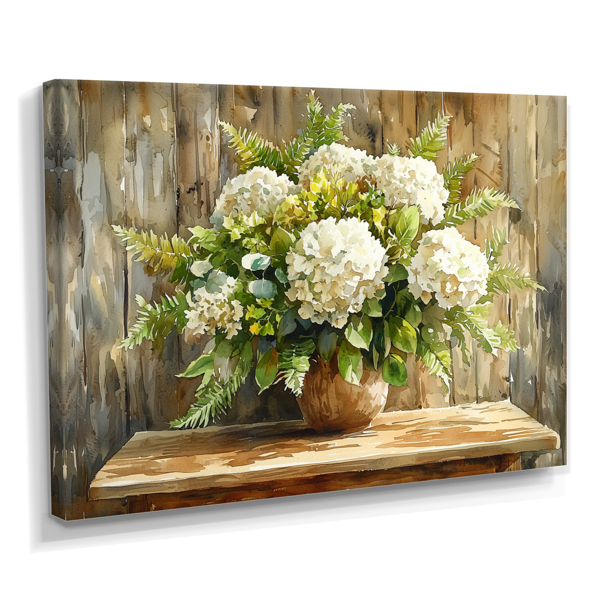 Winston Porter Barnyard Beauty Bouquet Of Hydrangea II - hydrangea Wall ...