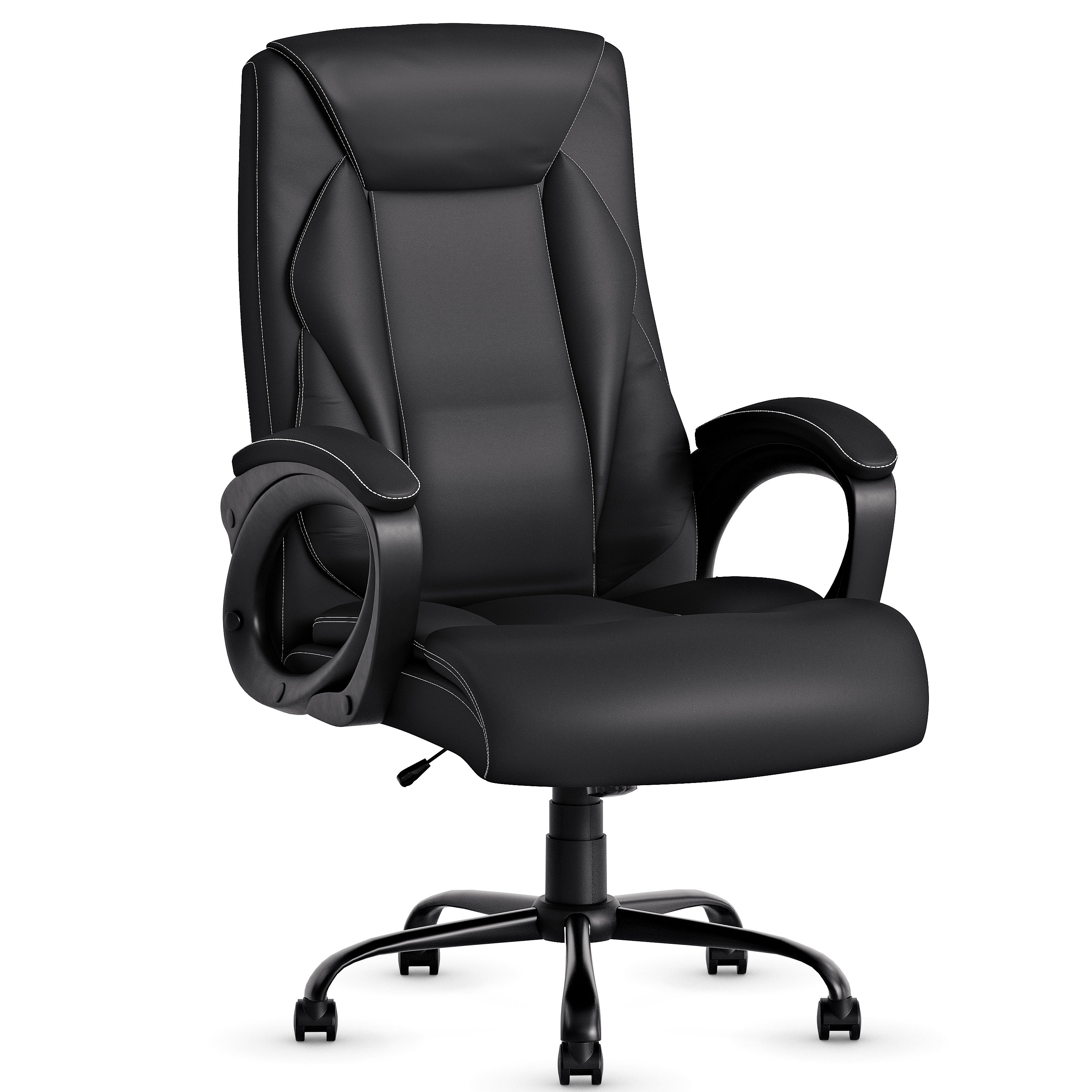GABRYLLY Ergonomic Office Chair,Big and Tall Leather Office Chair ...