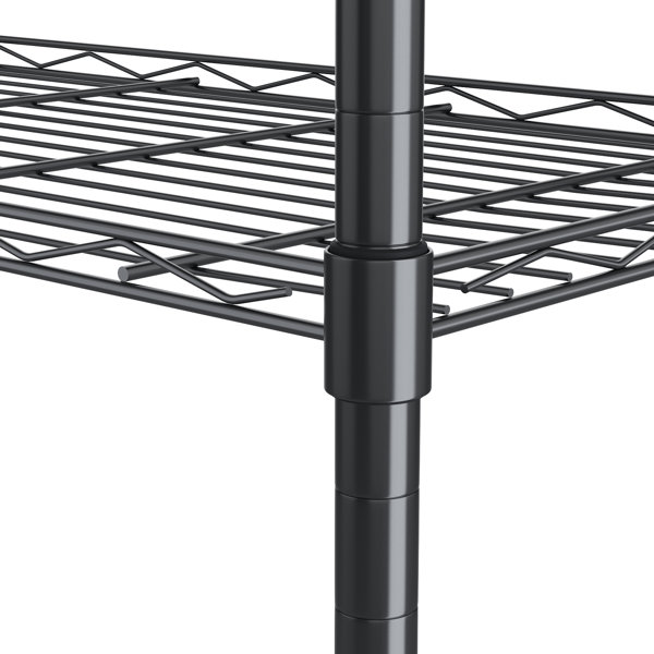 Rebrilliant Hipson 6-Shelf Adjustable Storage Shelving Unit Steel ...