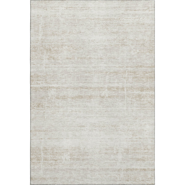 17 Stories Premium Machine Washable Gerardo Ivory Rug & Reviews | Wayfair