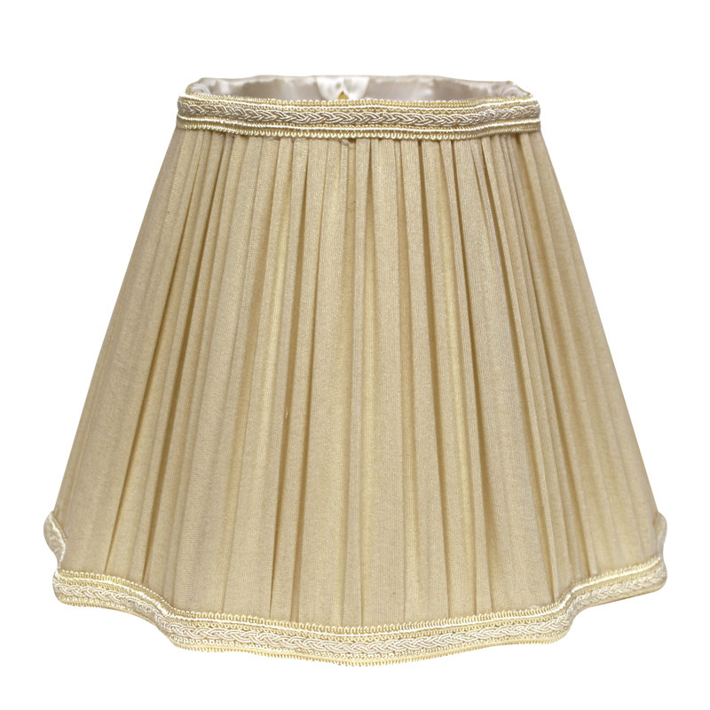 Winston Porter Taupe Inverted Corners Fancy Square Pleated Softback ...