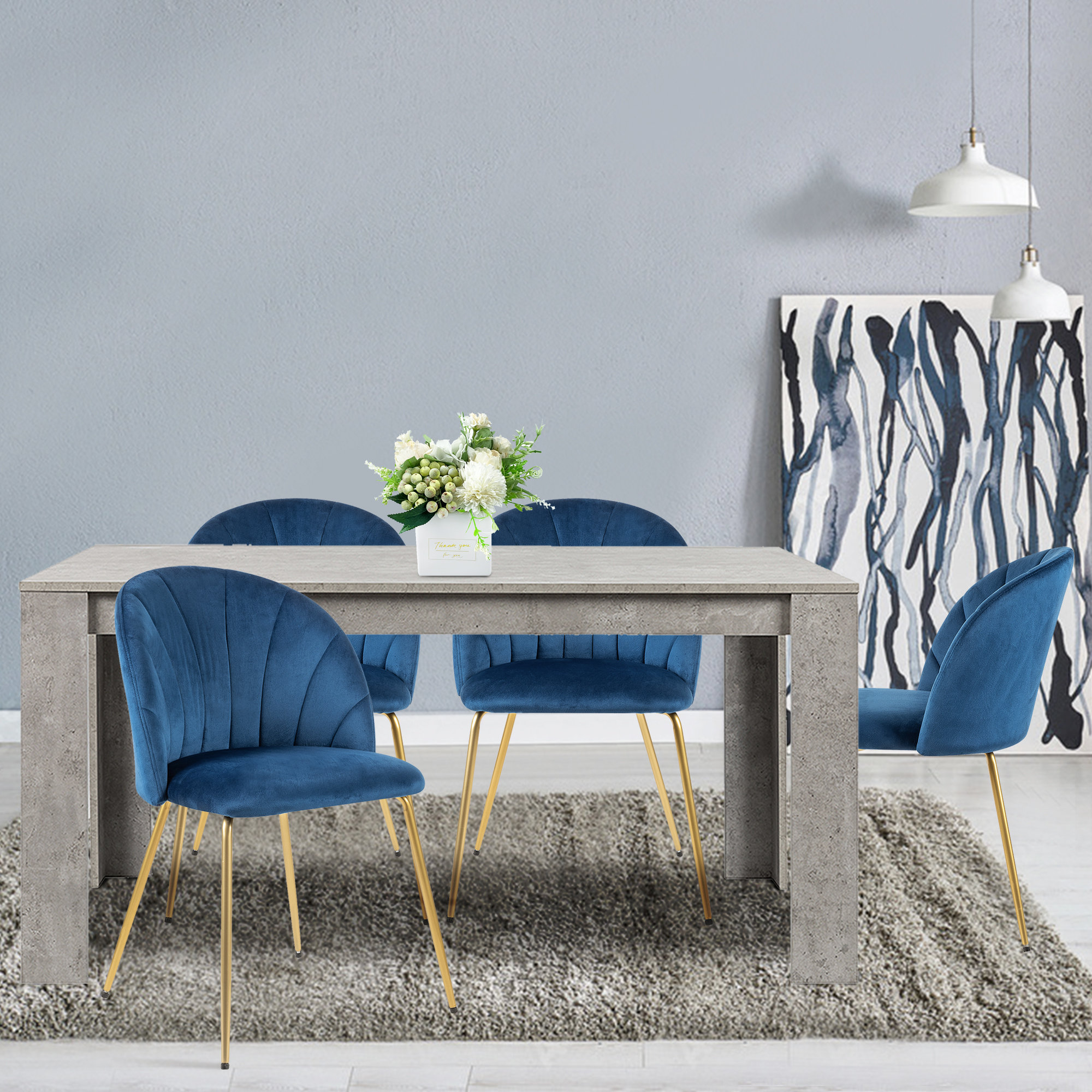Mercer41 Daniyar 4 - Person Dining Set - Wayfair Canada