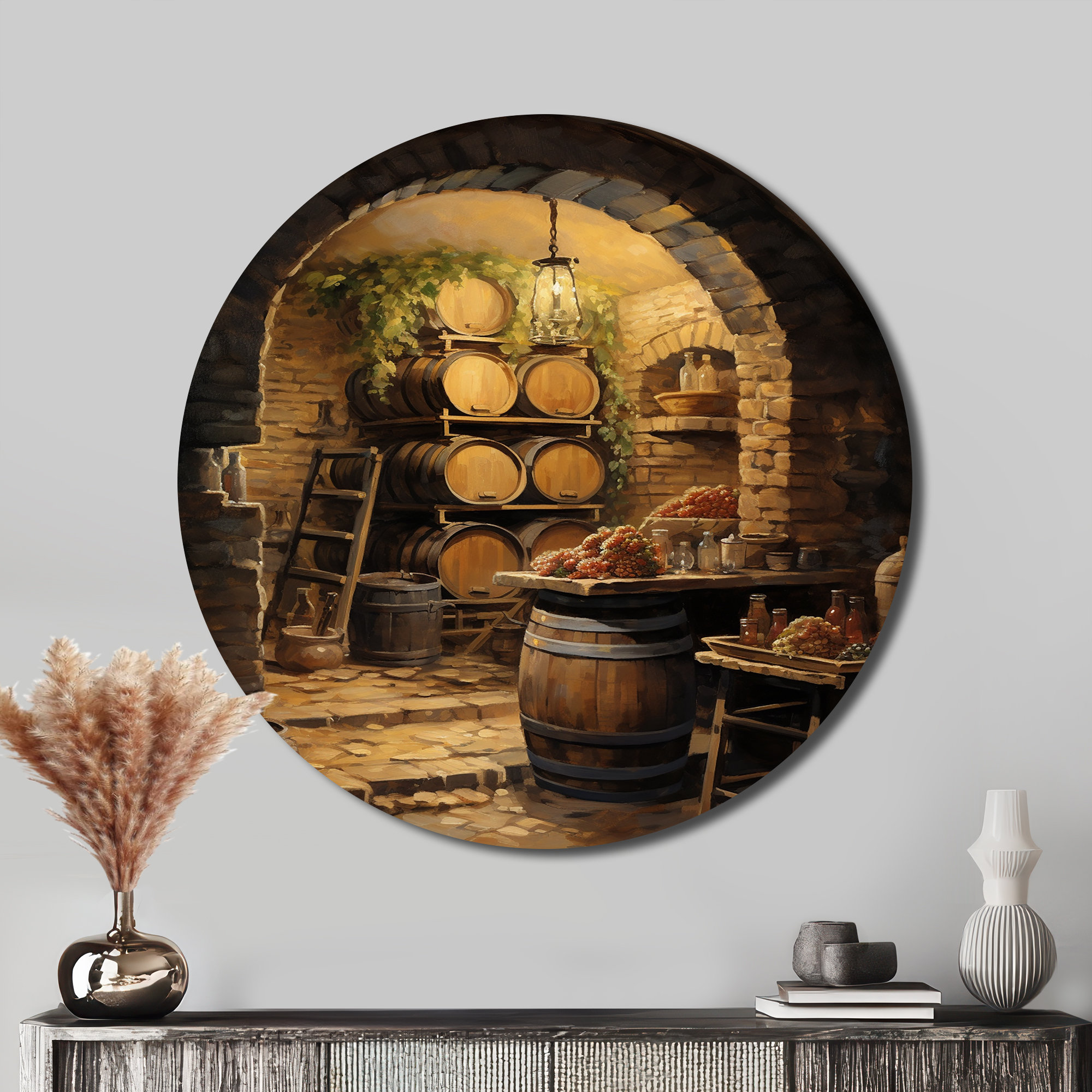 wine cellar round