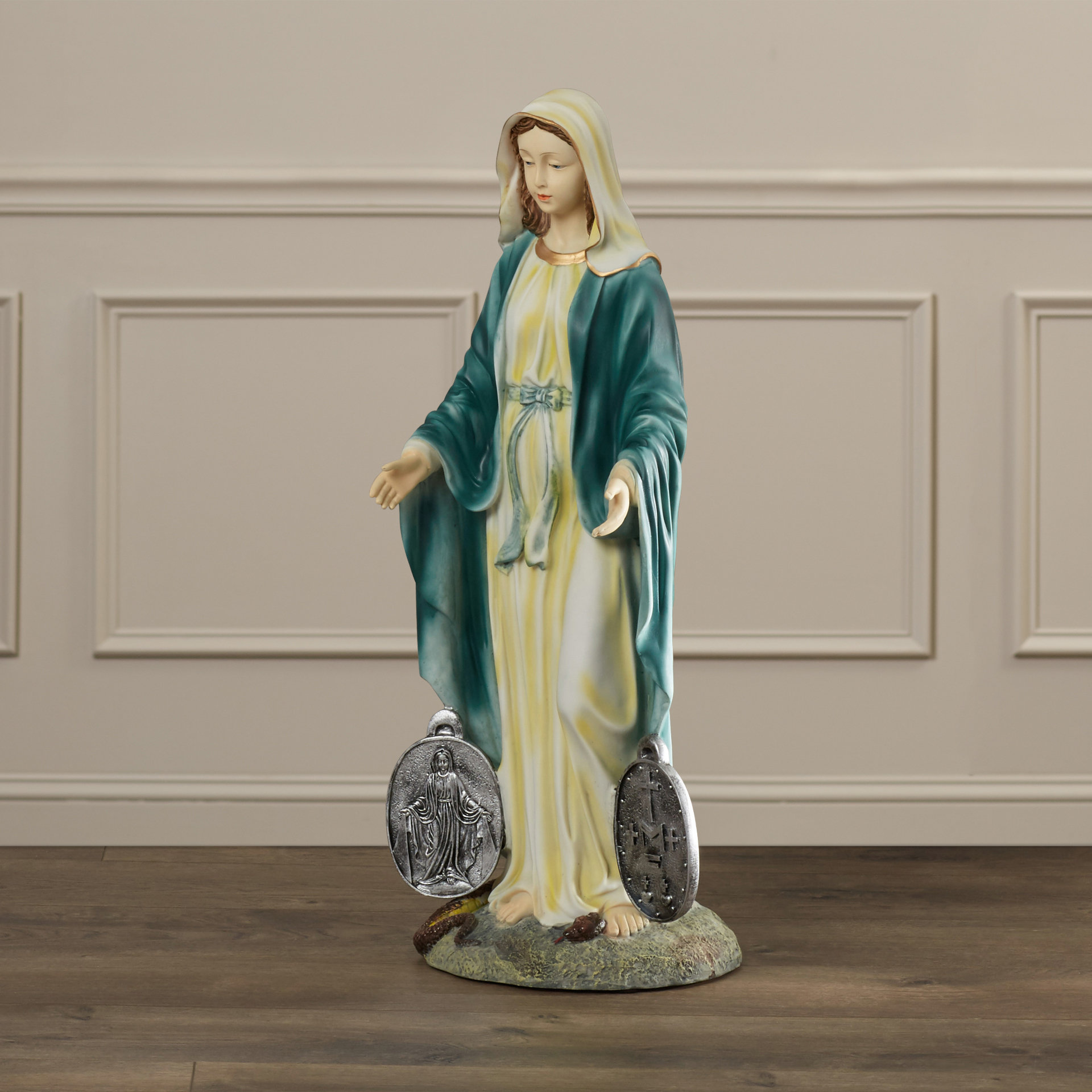 Darby Home Co Miraculous Madonna Sacred Statue & Reviews | Wayfair