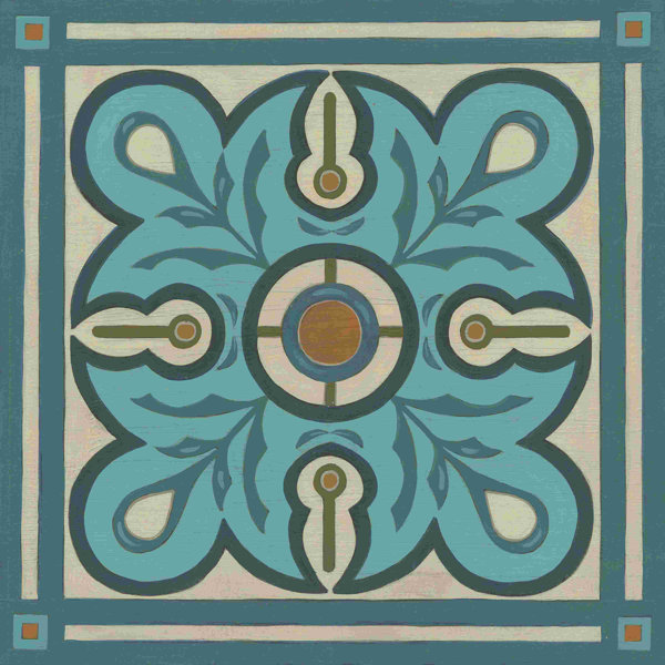 Bungalow Rose Piazza Tile In Blue III - Wayfair Canada
