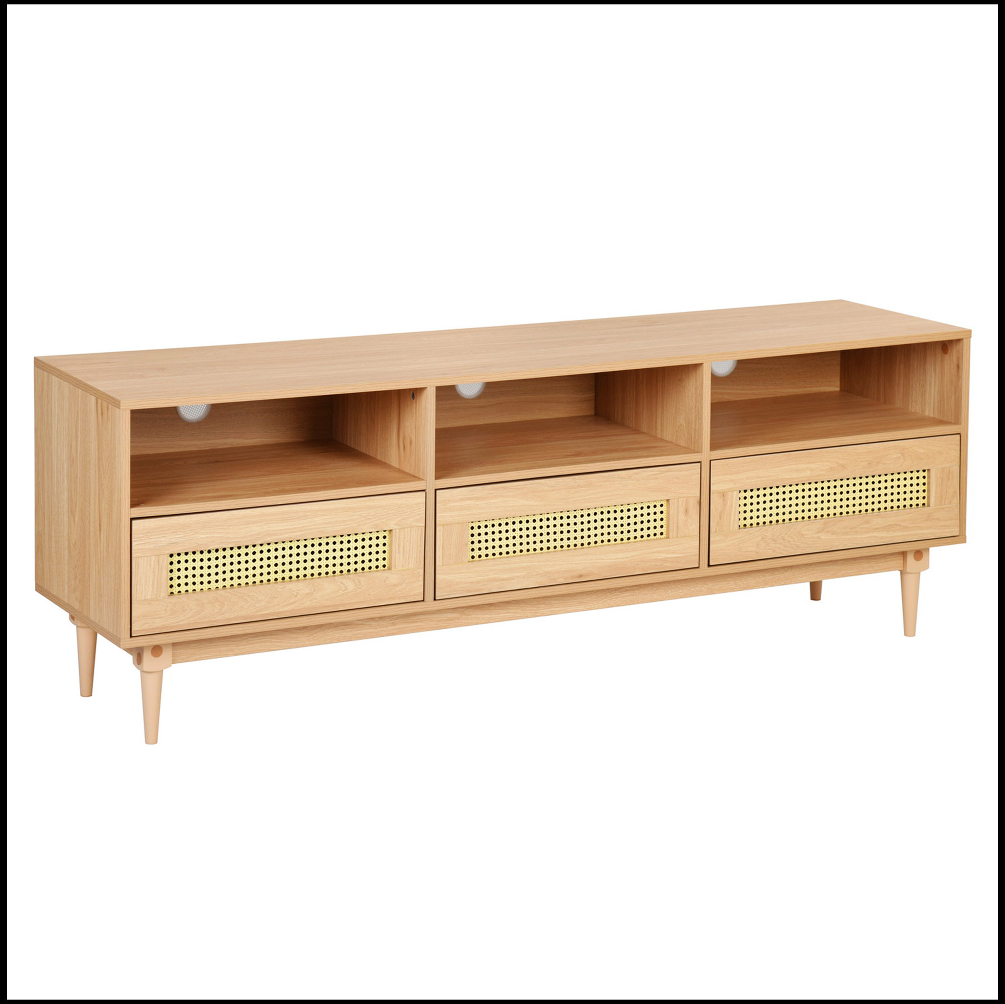 Brayden Studio 64" TV Stand For 65/70 Inch TV Entertainment Cabinet ...