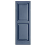 Alpha Shutters Standard Raised Panel Vinyl Shutters Pair & Reviews ...