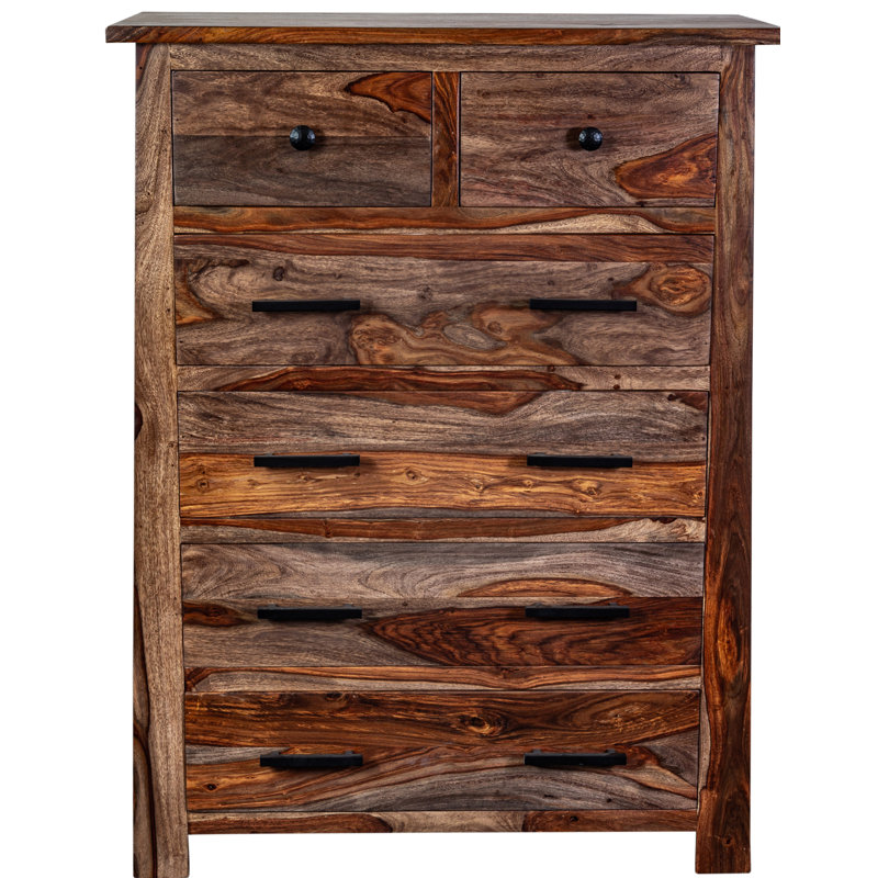 The Twillery Co.® Ringgold Sheesham Wood 6 Drawer Chest | Wayfair