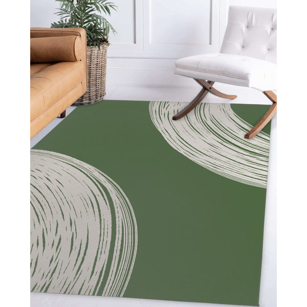 Wrought Studio ARCHES GRASS GREEN Area Rug By Wrought Studio™ | Wayfair