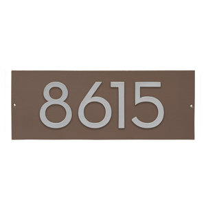 Montague Metal Products Rectangle Wall Plaque & Reviews | Wayfair