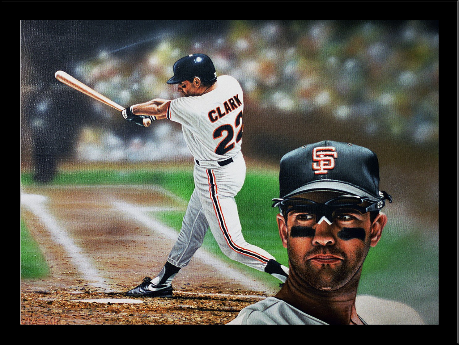 Buy Art For Less 'Will Clark San Fransisco Giants' Print Poster by ...