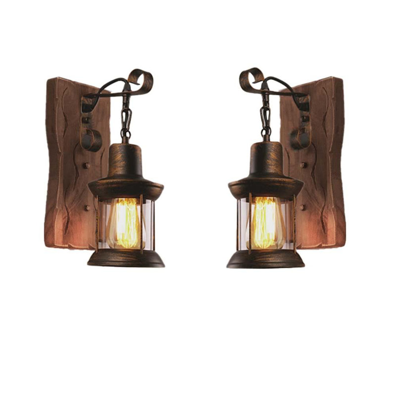 Williston Forge Retro Rustic Wall Sconces, Industrial Vintage Wall ...
