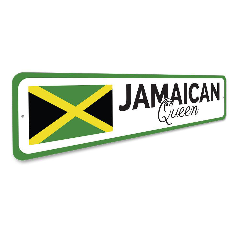 Lizton Sign Shop, Inc Jamaican Queen Aluminum Sign | Wayfair