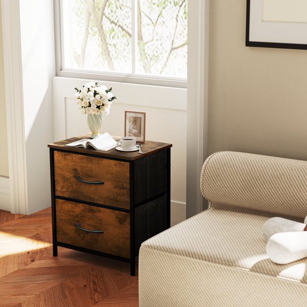 Latitude Run® Grandison 2 Drawer Storage Drawer | Wayfair