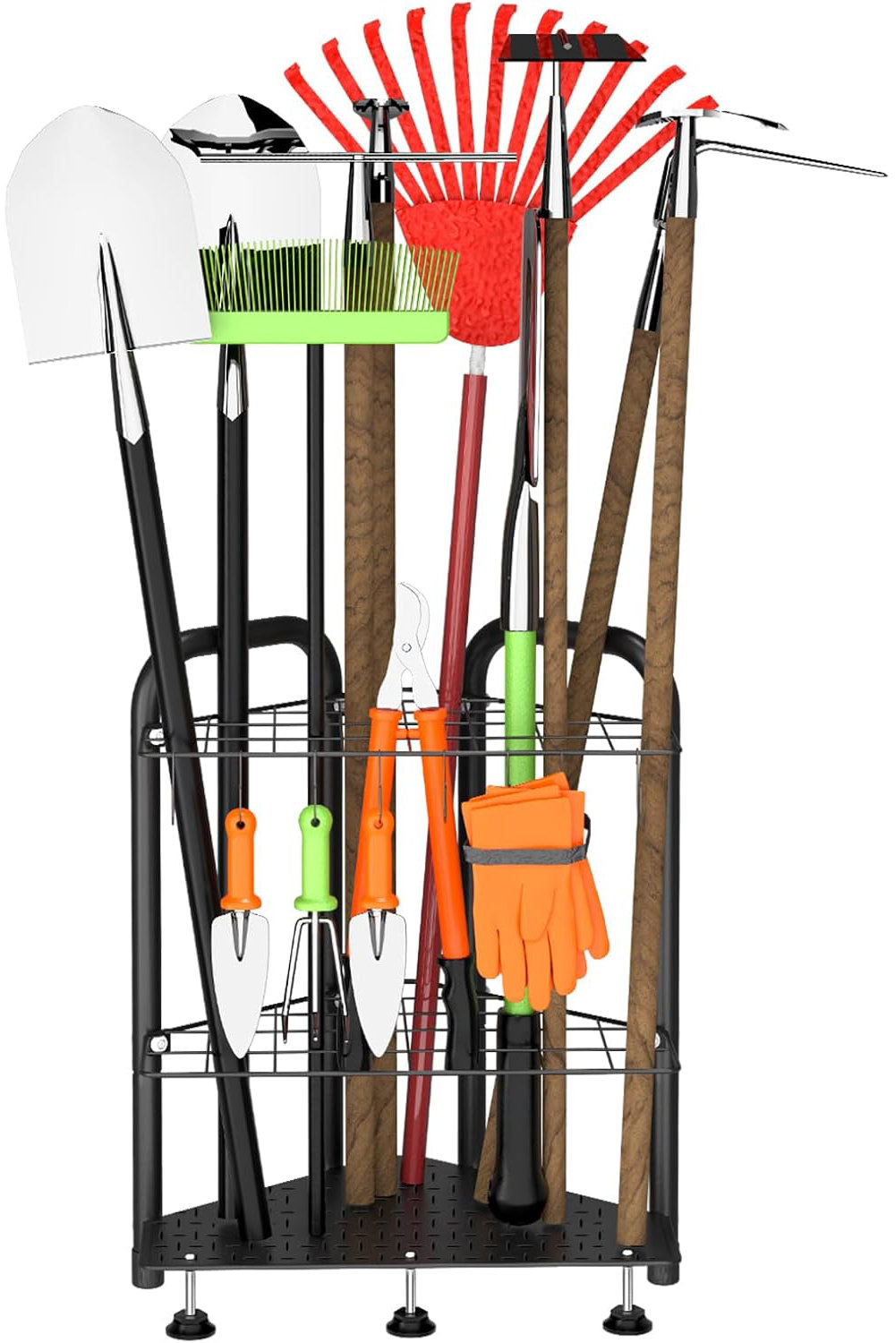 Ebern Designs Garden Tool Organizer Yard Tool Organizer Garage Tool ...