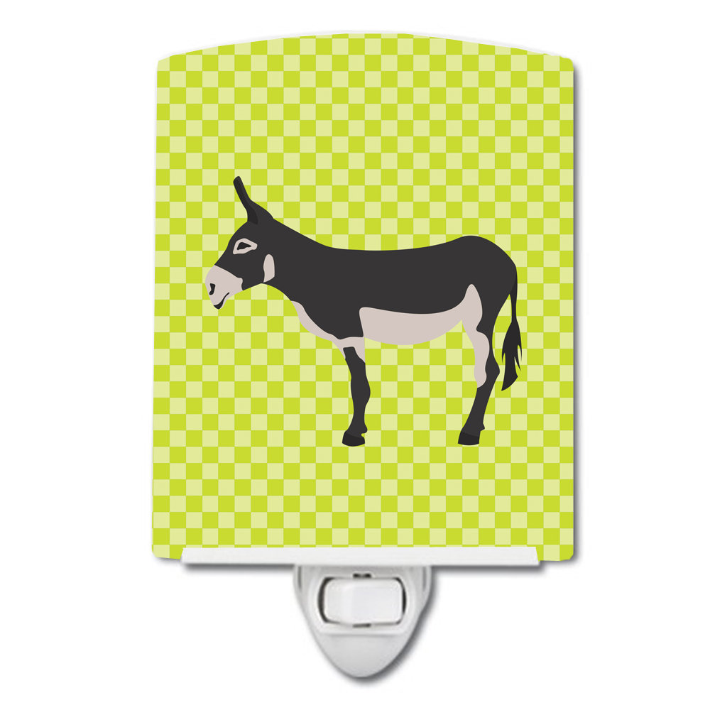 Caroline's Treasures American Mammoth Jack Donkey Ceramic Night Light ...