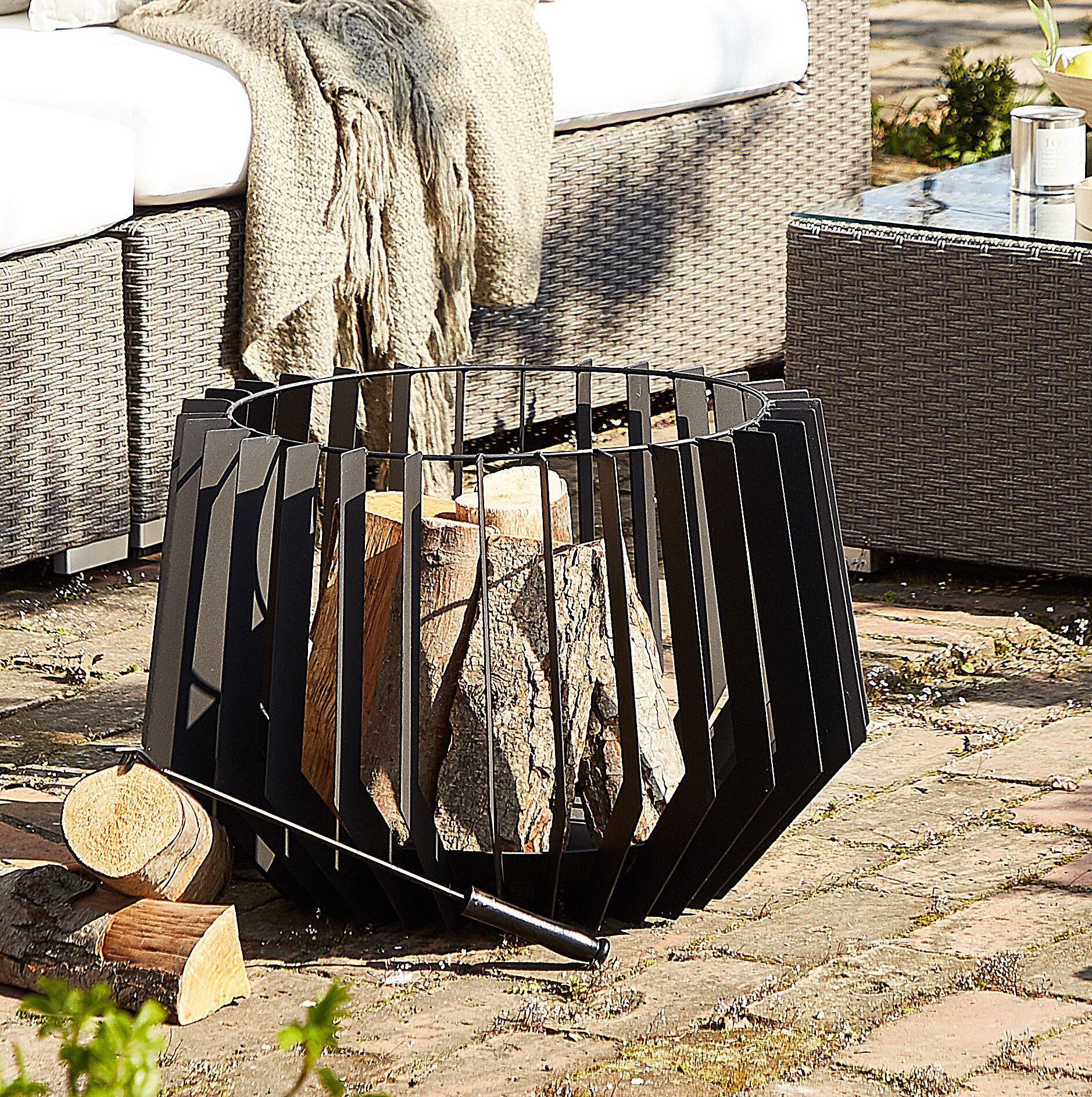 Mercury Row Alioth Steel Charcoal Fire Pit | Wayfair.co.uk