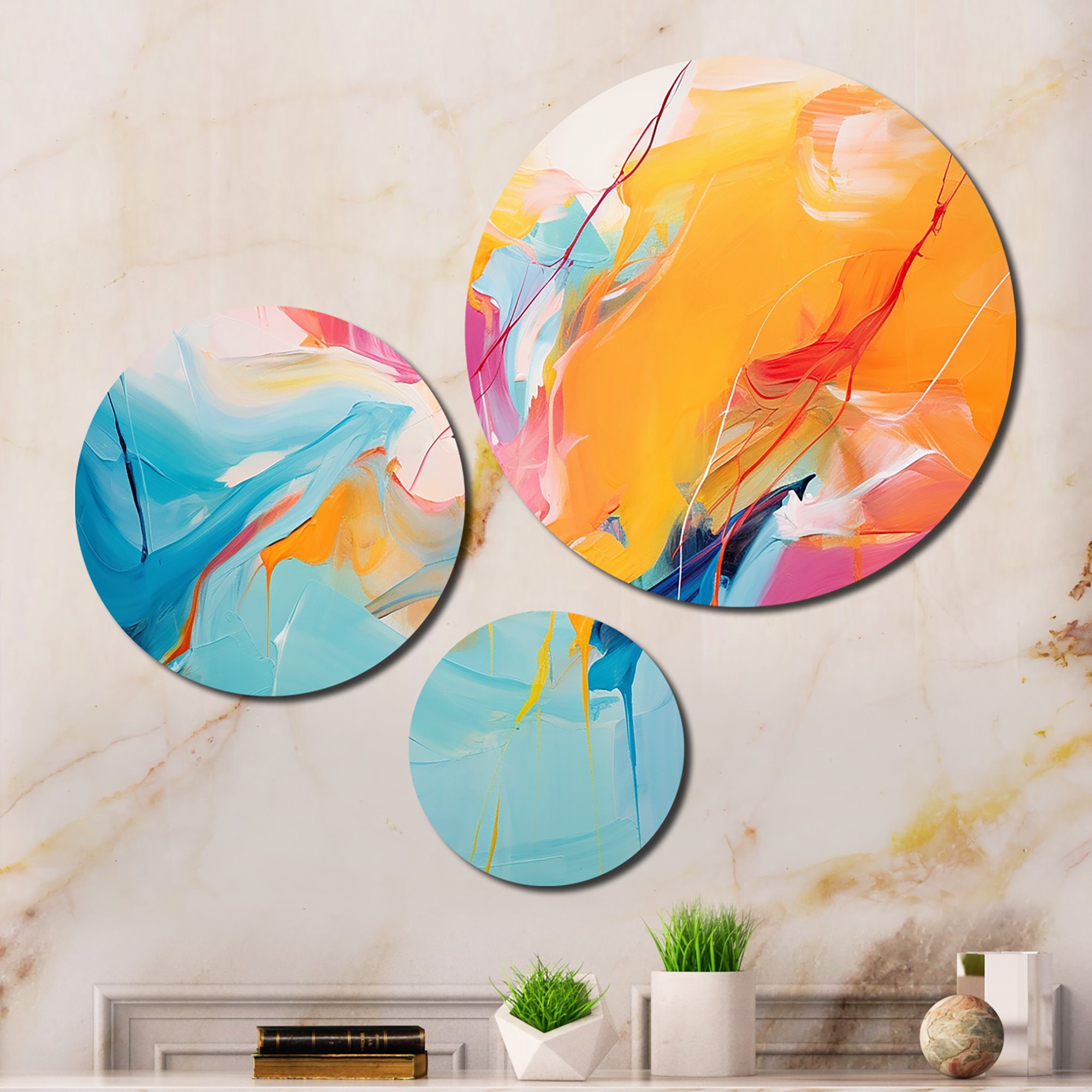 Ivy Bronx 3 Wall Decor Set Metal | Wayfair