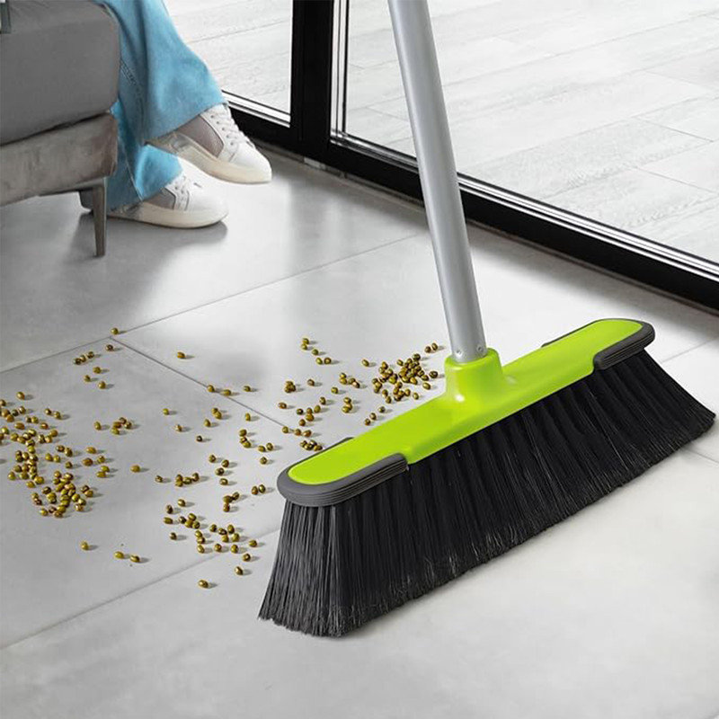 Minoky Indoor Broom 54" Long Handle House Broom for Floor Cleaning ...