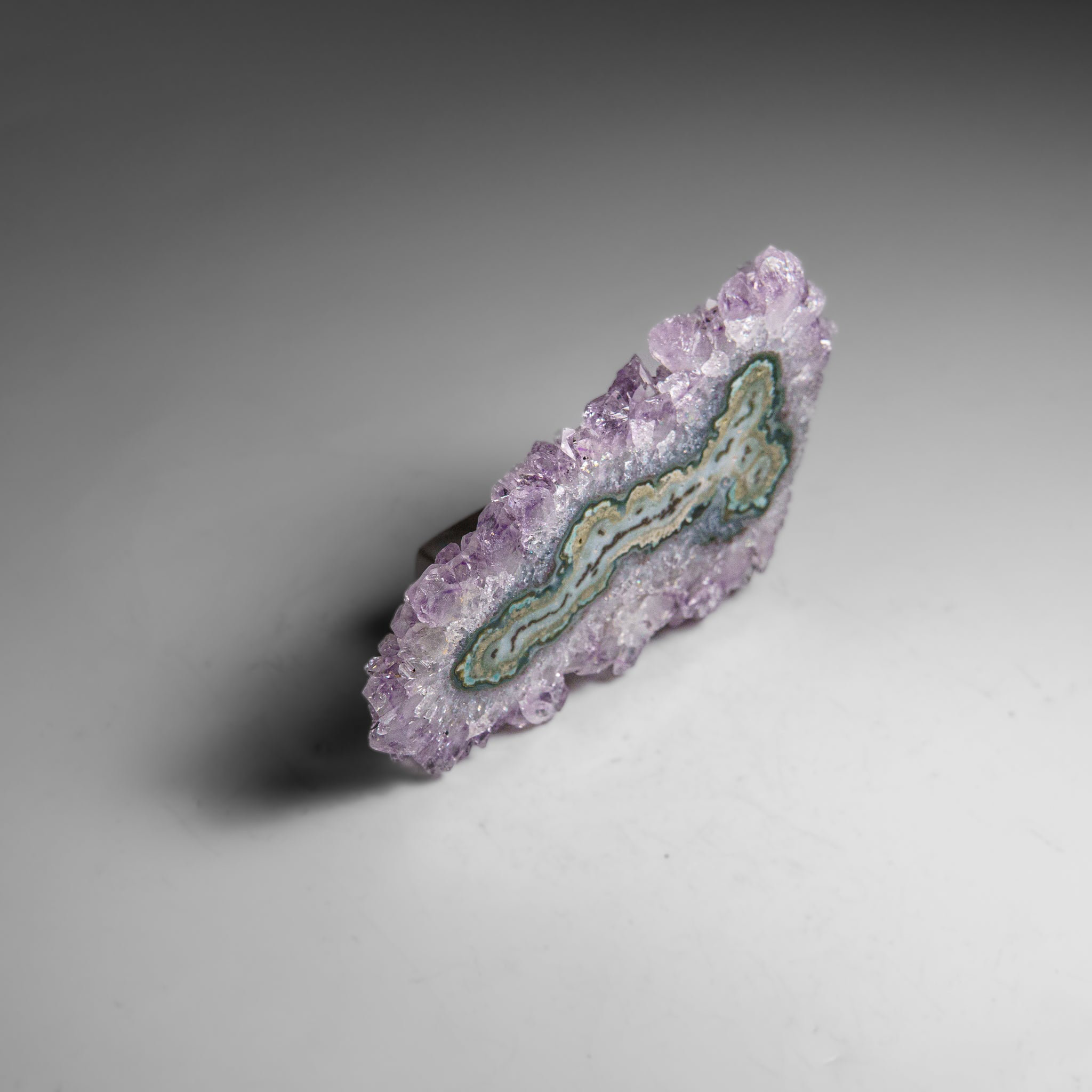 Astro Gallery of Gems Amethyst Stalactite Slice From Uruguay (58 Grams ...