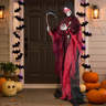 The Holiday Aisle® 8 Ft Halloween Animatronics With Sickle Glowing Led ...