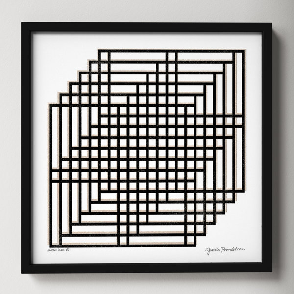 AllModern Kinetic Lines Kinetic Lines 30 Framed On Paper by Jessica ...