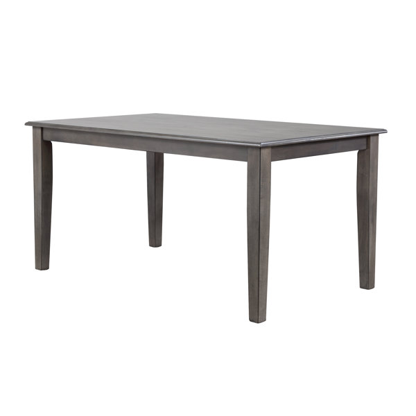 Red Barrel Studio® Latta Rubberwood Solid Wood Dining Table - Wayfair ...