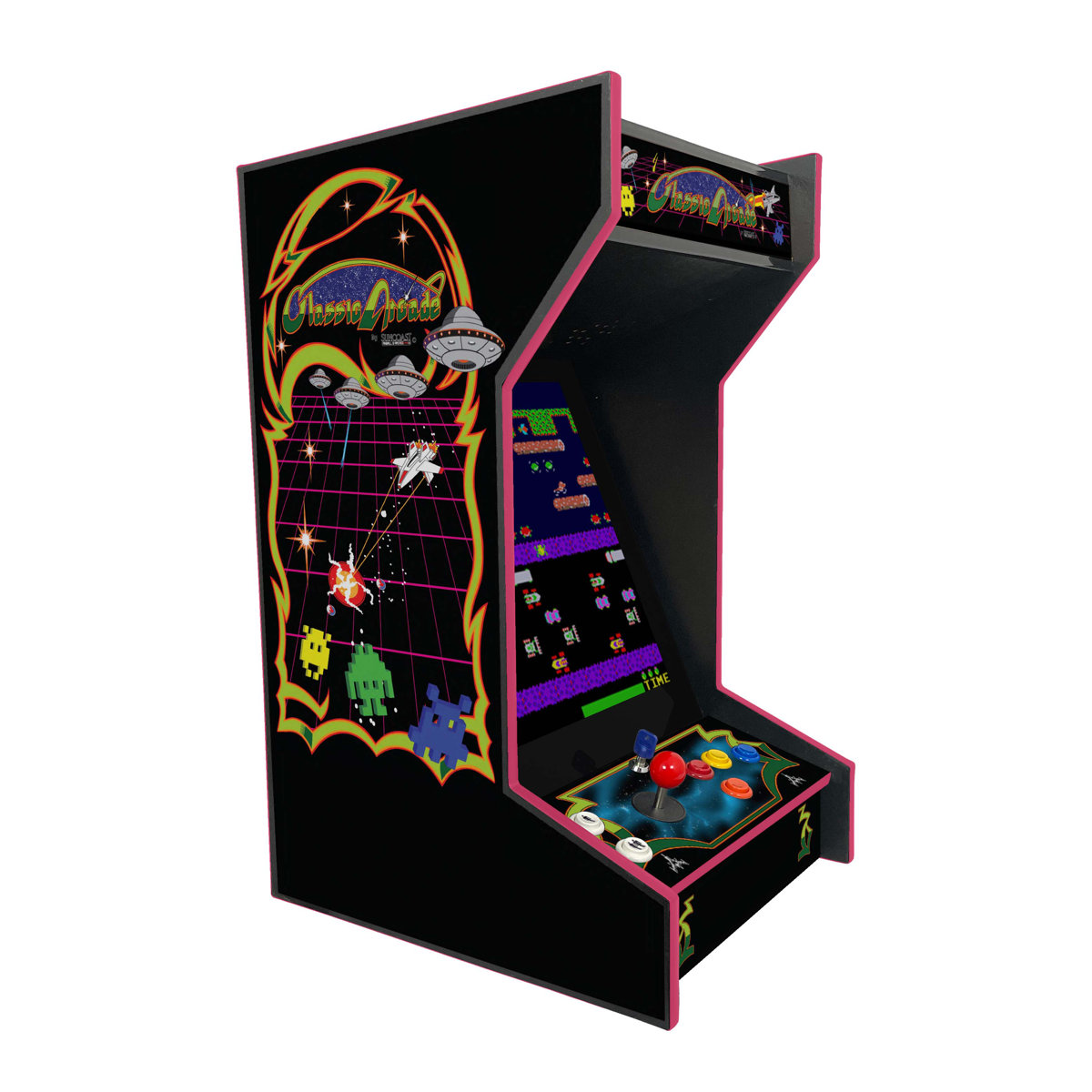 Suncoast Arcade Tabletop Arcade Machine with 19" Monitor and 60 Retro ...
