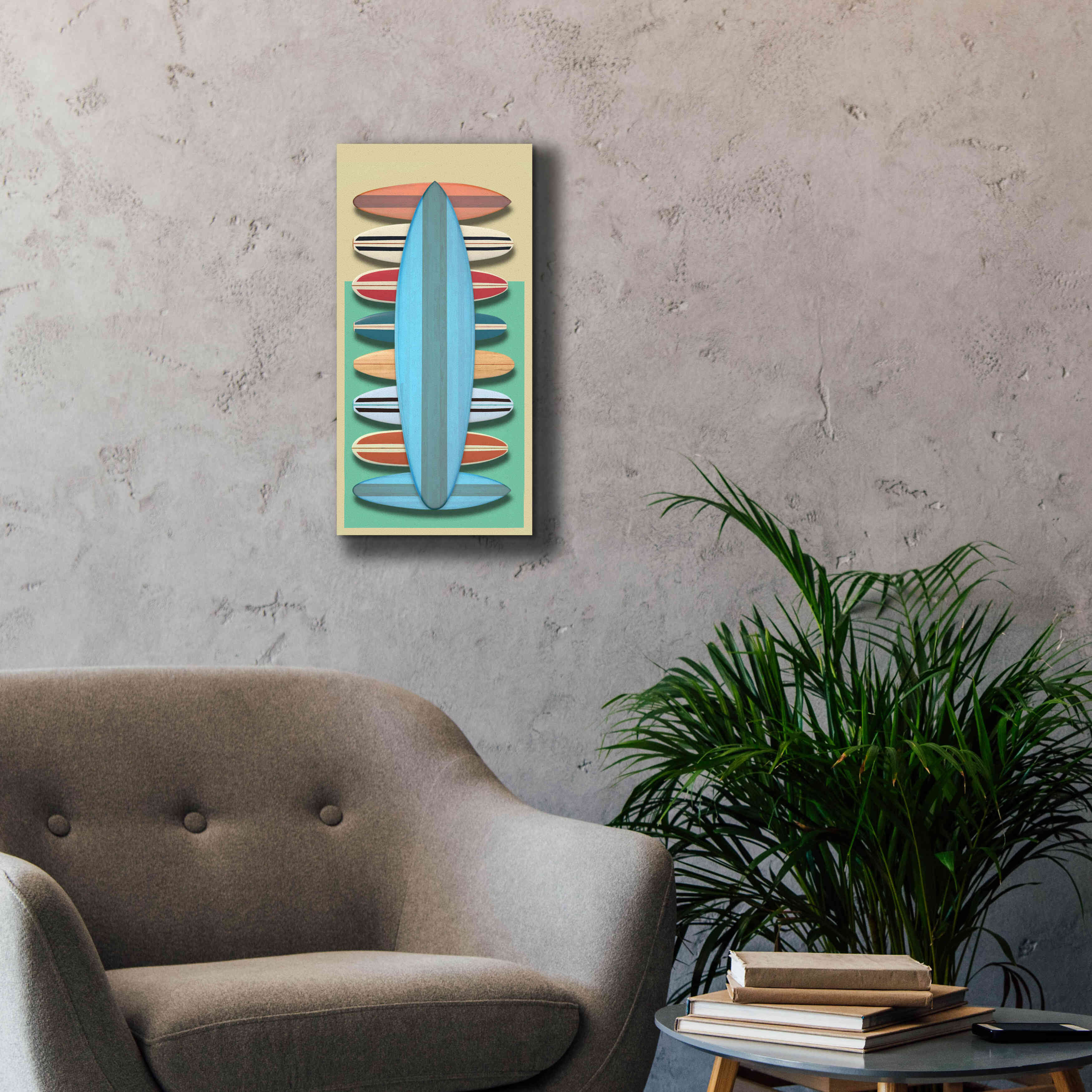 Dovecove " Surfboards Red " by Edward M. Fielding | Wayfair