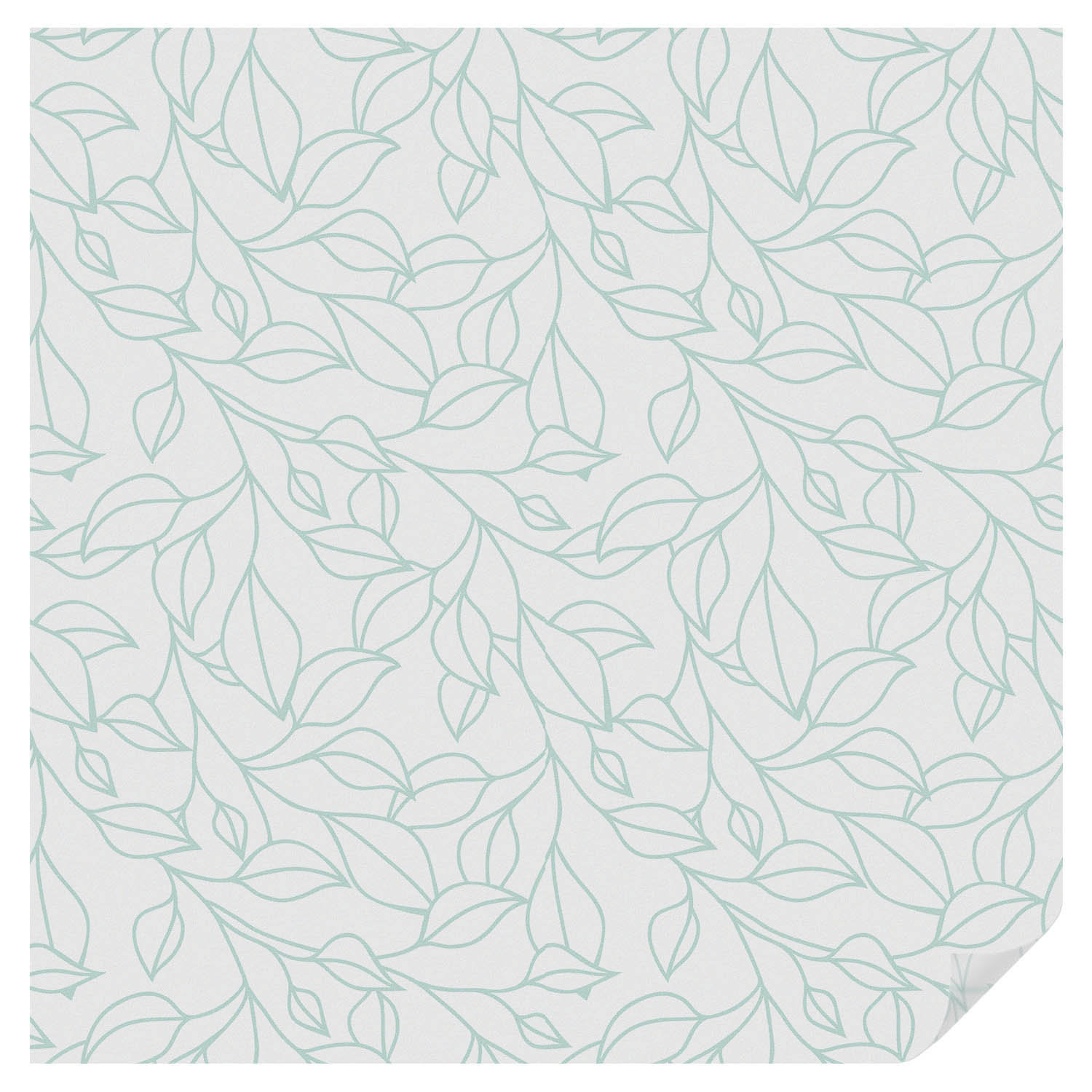 17 Stories Delicate leaves stained glass adhesive film privacy window ...